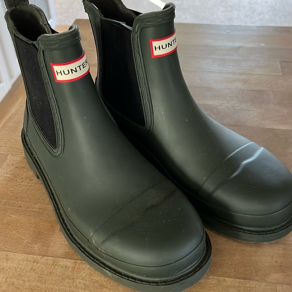 Hunter | Shoes | Hunter Commando Boots Us 6 Green | Poshmark